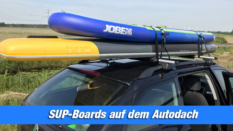 Anleitung: SUP-Board auf dem Autodach transportieren - SUP Center