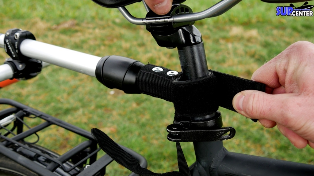 SUP-Board mit dem Fahrrad transportieren - Das ist unser Anhänger ...