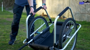 SUP-Board mit dem Fahrrad transportieren - Das ist unser Anhänger ...