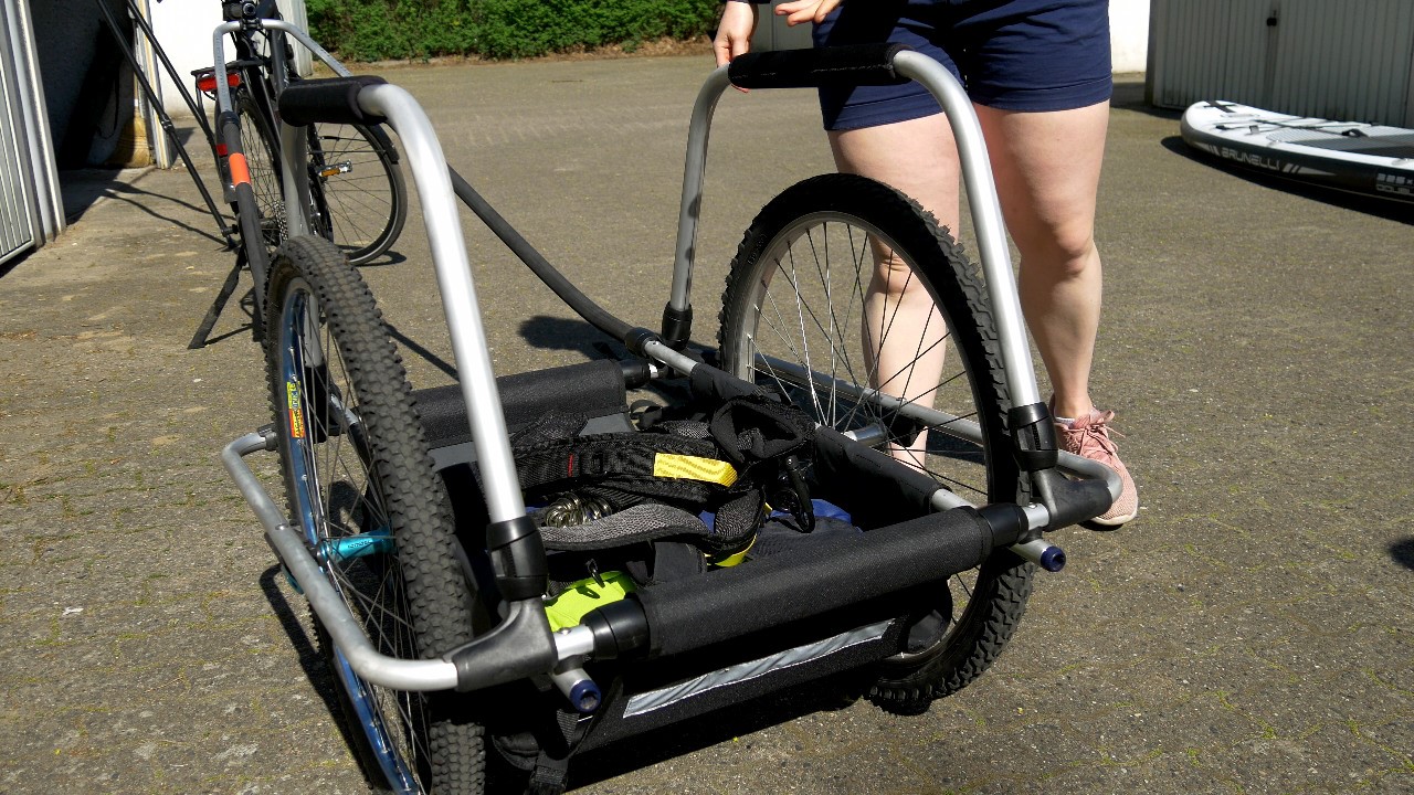 reacha im Test - Einer der BESTEN Fahrradanhänger für Stand-Up Paddler ...