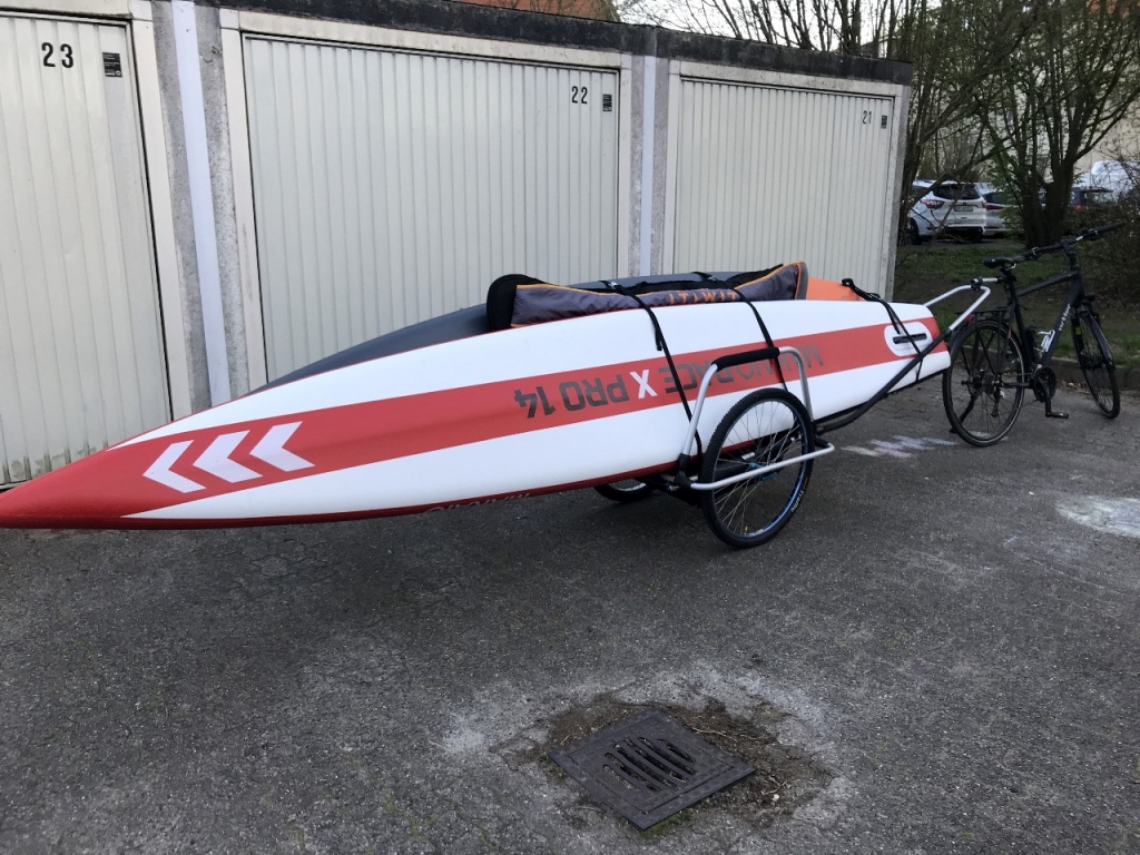 reacha im Test - Einer der BESTEN Fahrradanhänger für Stand-Up Paddler ...