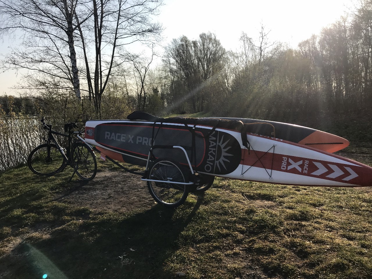reacha im Test - Einer der BESTEN Fahrradanhänger für Stand-Up Paddler ...
