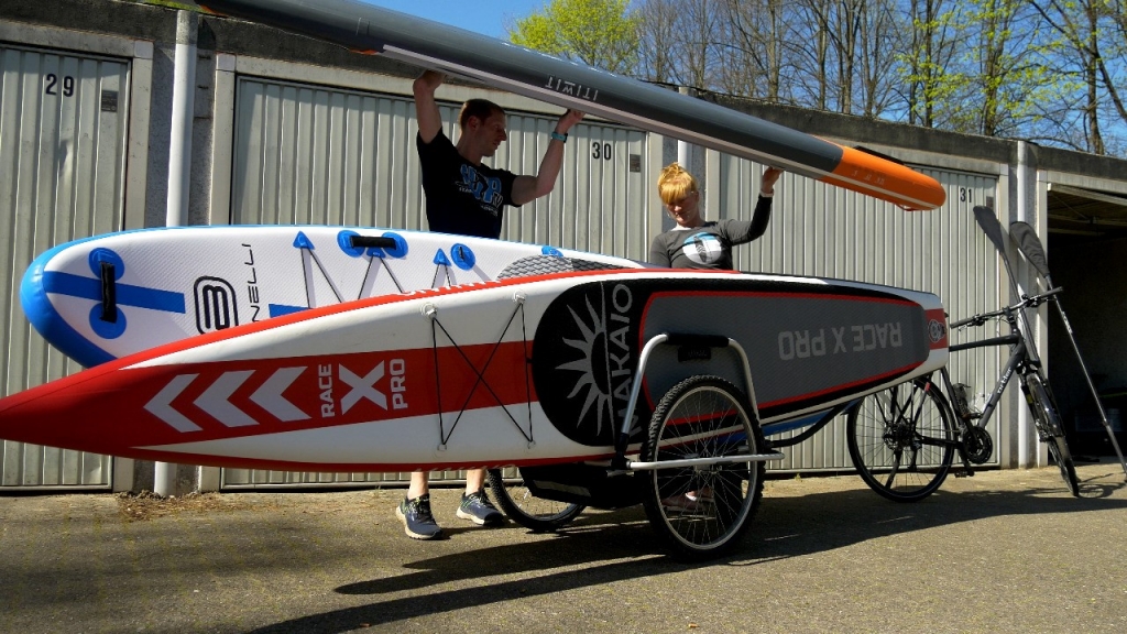 reacha im Test - Einer der BESTEN Fahrradanhänger für Stand-Up Paddler ...