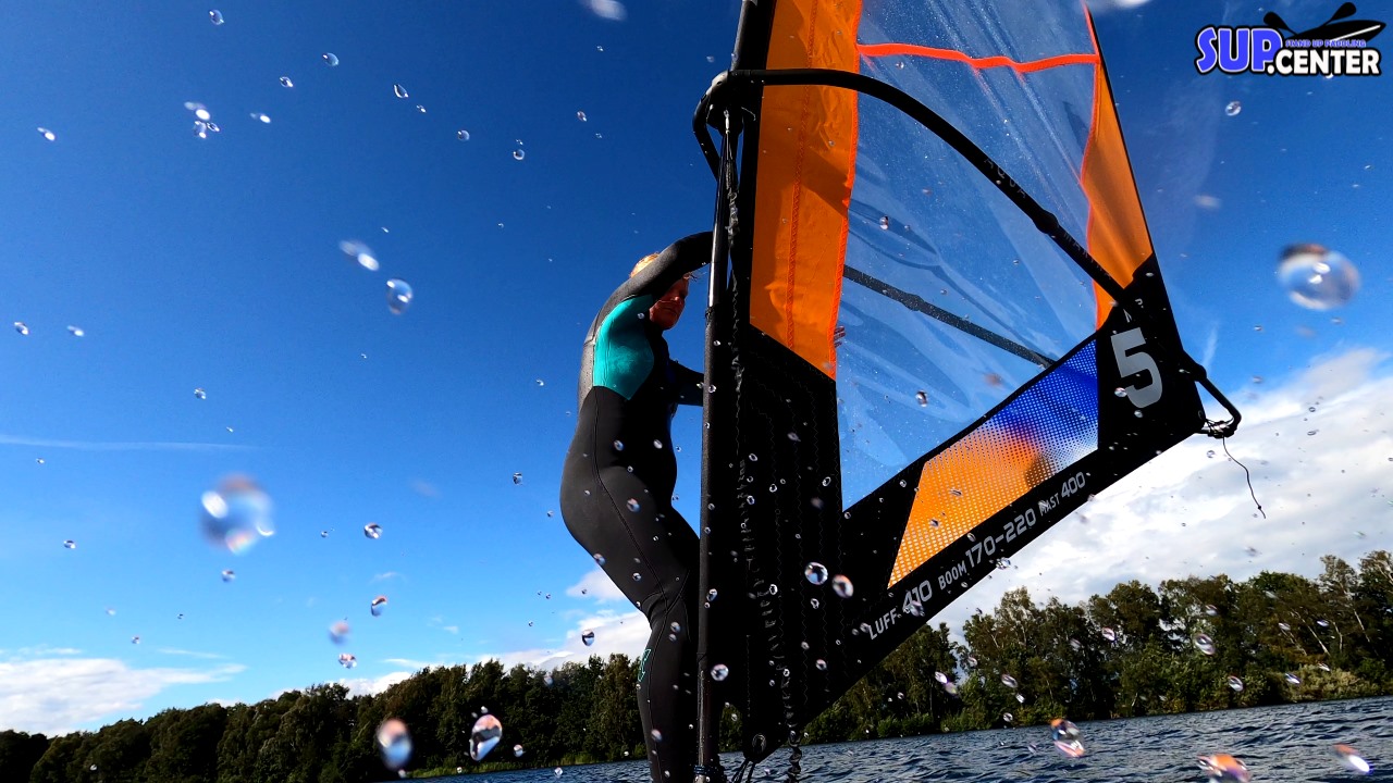 Wind-SUP: Die ersten Erfahrungen mit iSUP und Segel beim Windsurfen ...